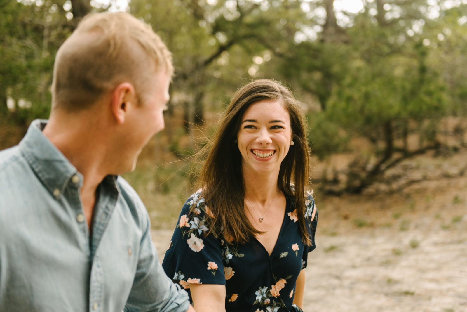 Chris + Andrea | Engagement Session at Cape Henlopen State Park ...