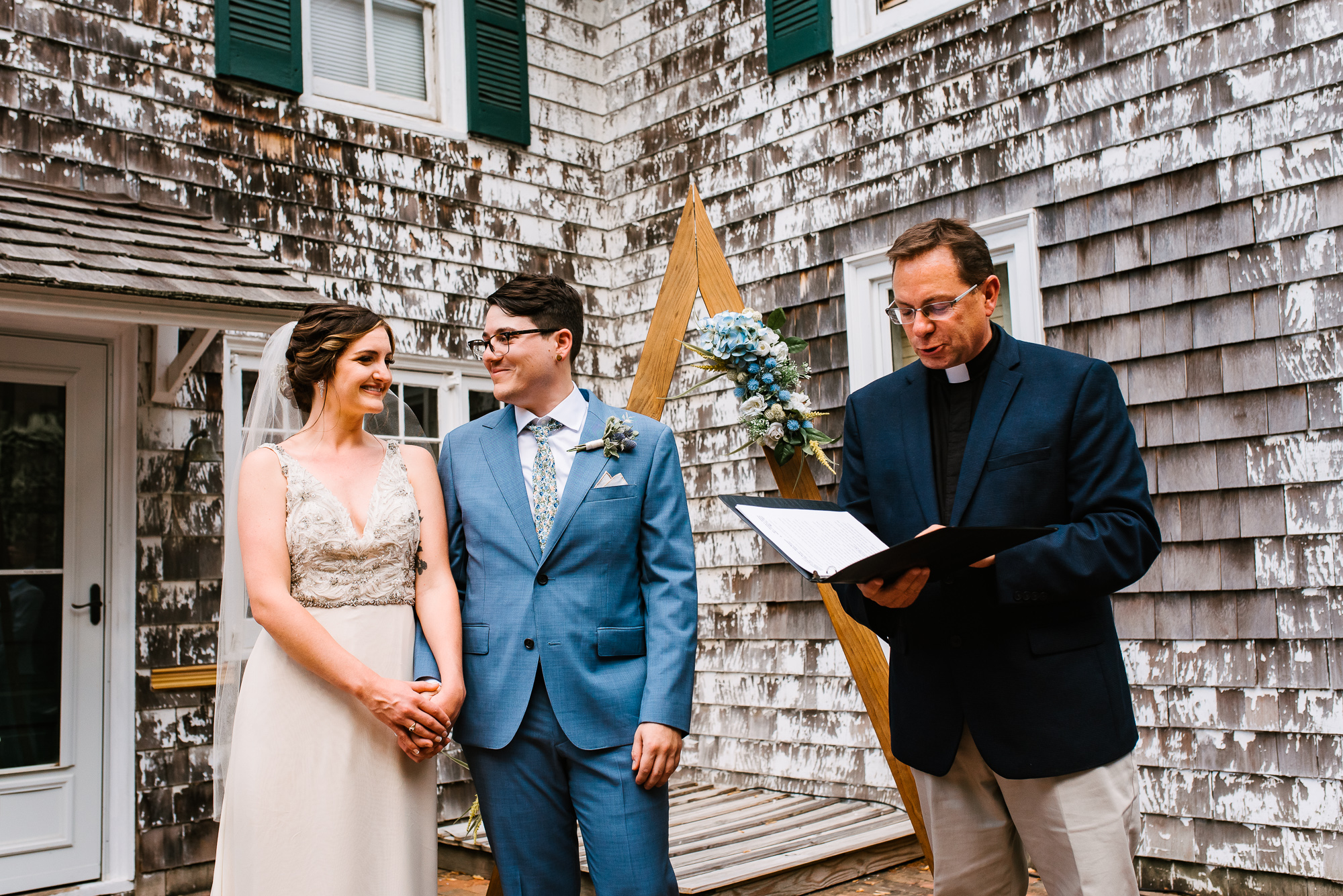 Coastal Delaware Wedding | Lewes Historical Society | Rebecca + Nick ...