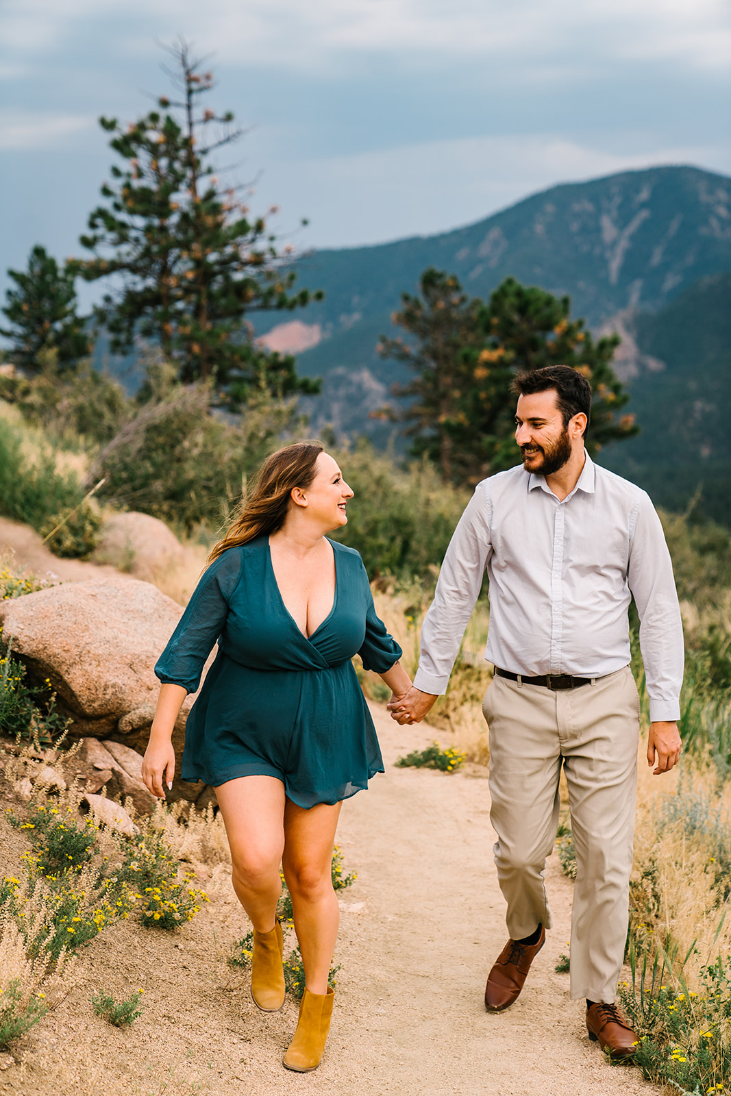 Engagement Photos in the Mountains | Boulder, Colorado | Allie + Andrew ...