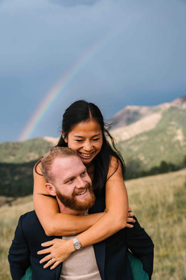 Mountain Engagement Photos in Boulder, Colorado | Misty + Jon ...