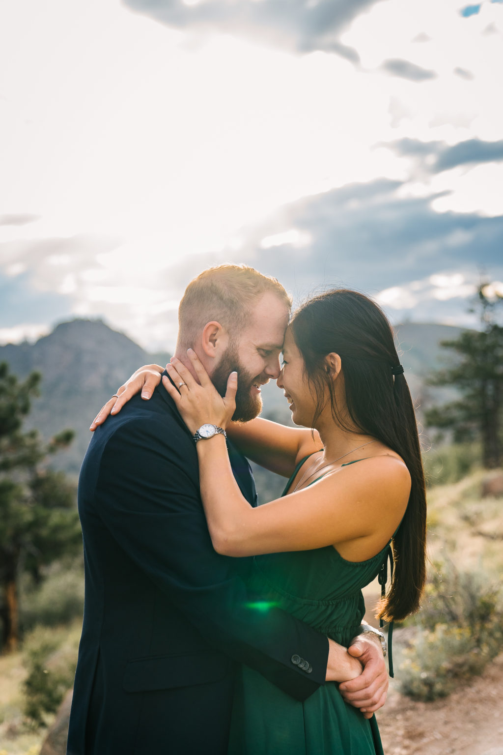 Mountain Engagement Photos in Boulder, Colorado | Misty + Jon ...