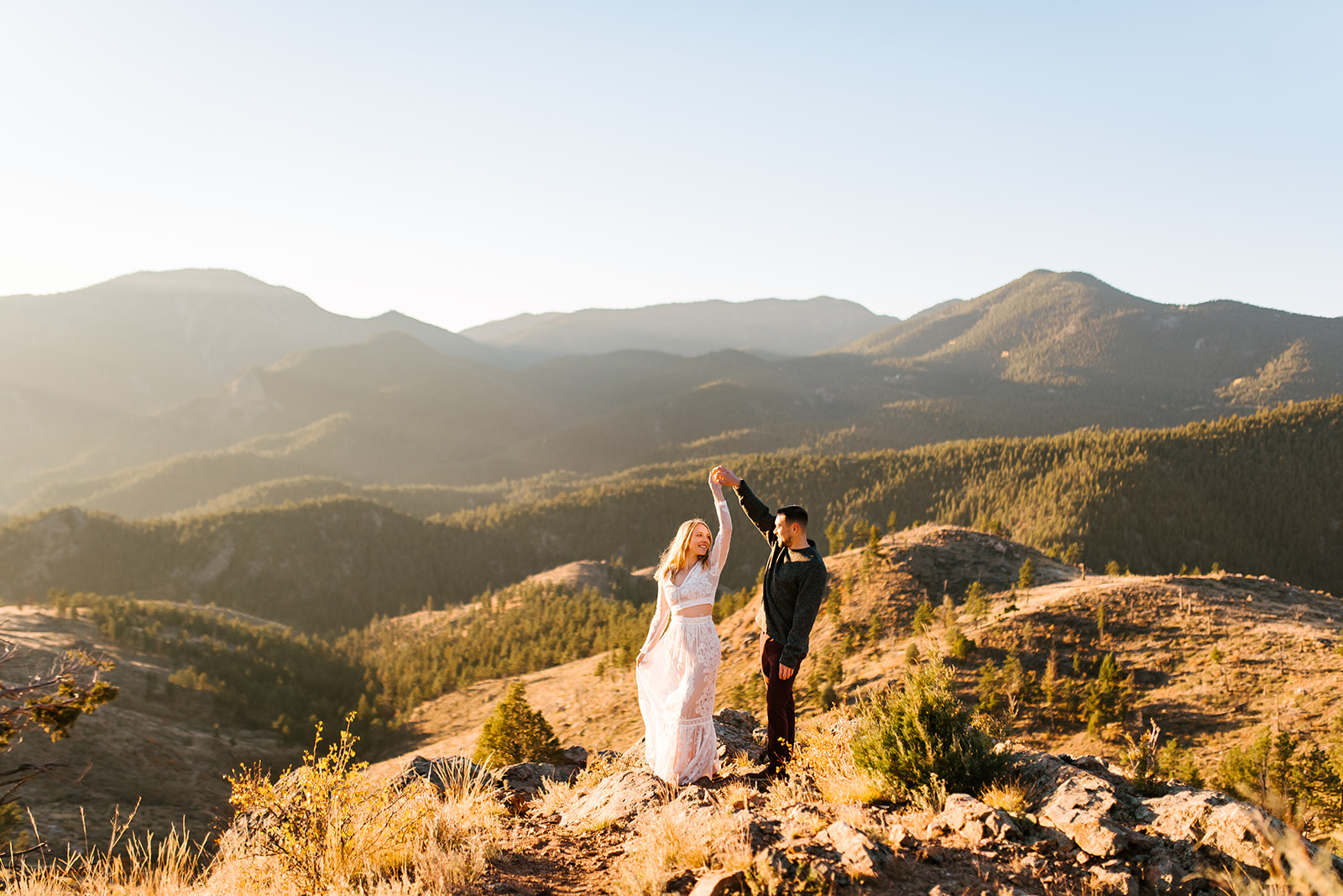 Boulder Colorado Engagement Photos | Sunrise in the Mountains | Alexis ...