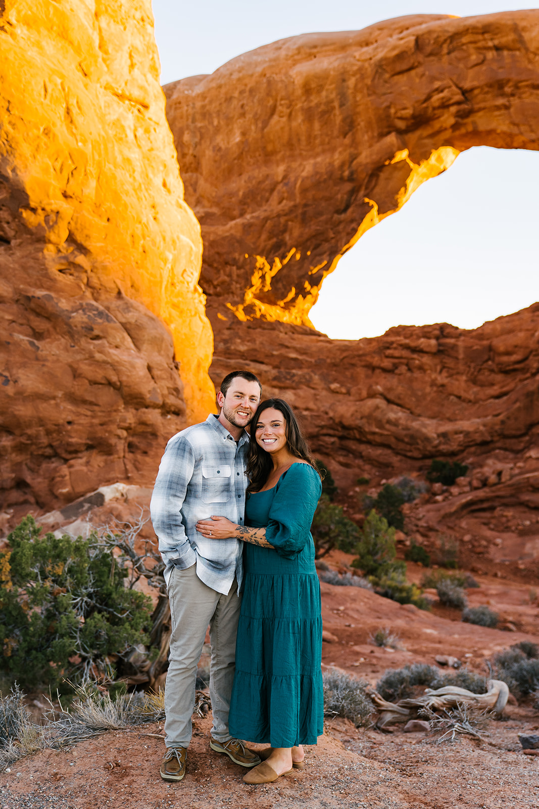 Arches National Park Engagement Photos | Moab, Utah | Sabrina + Kyle ...