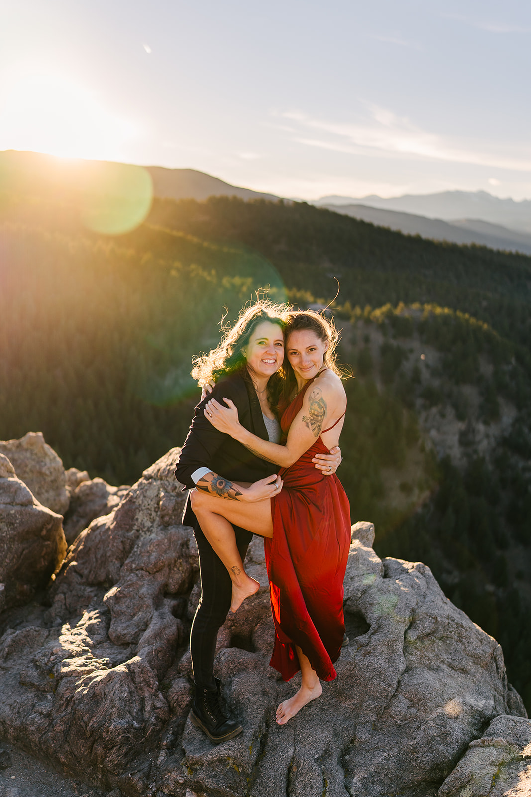 Lost Gulch Overlook Engagement Photos | Danielle + Sara - Colorado ...