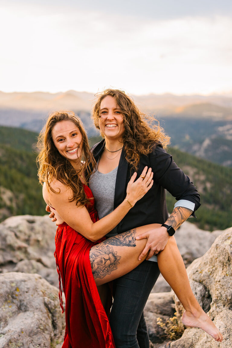 Lost Gulch Overlook Engagement Photos | Danielle + Sara - Colorado ...